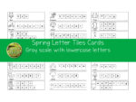 Spring Word Letter Tiles Cards | Made By Teachers