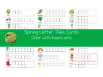 Spring Word Letter Tiles Cards | Made By Teachers