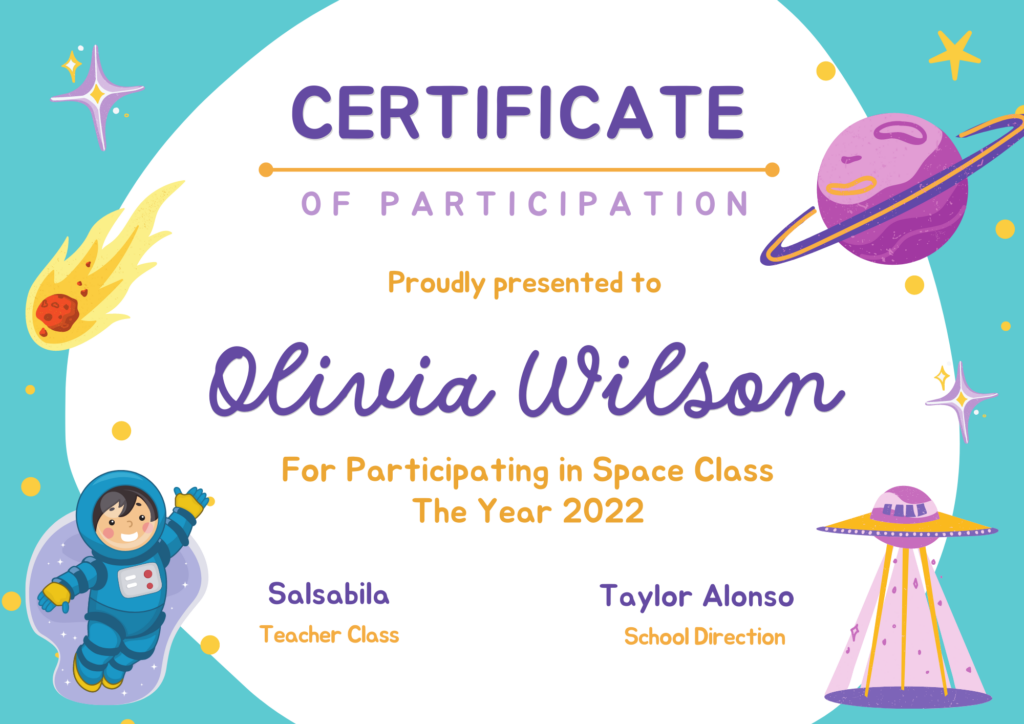 Kids Certificate | Made By Teachers