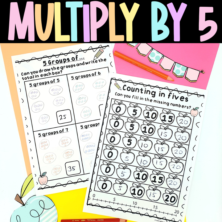 Multiplication Multiply by 5 Arrays Equal Groups Word Problems 1st ... Multiplication Multiply by 5 Arrays Equal Groups Word Problems 1st ...