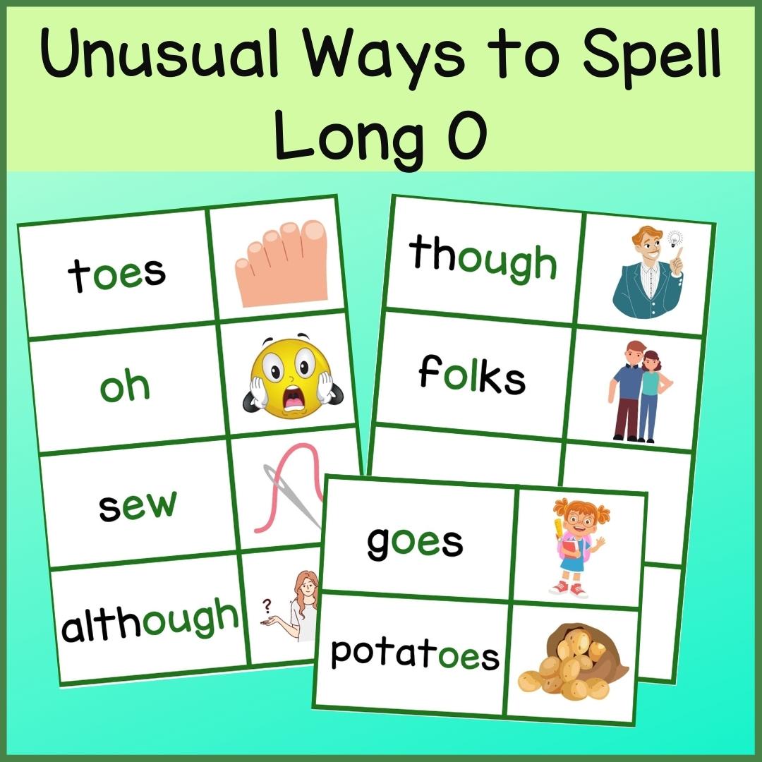 Flash Cards - Explicit Phonics - Long O Vowel Sound Word Families ...