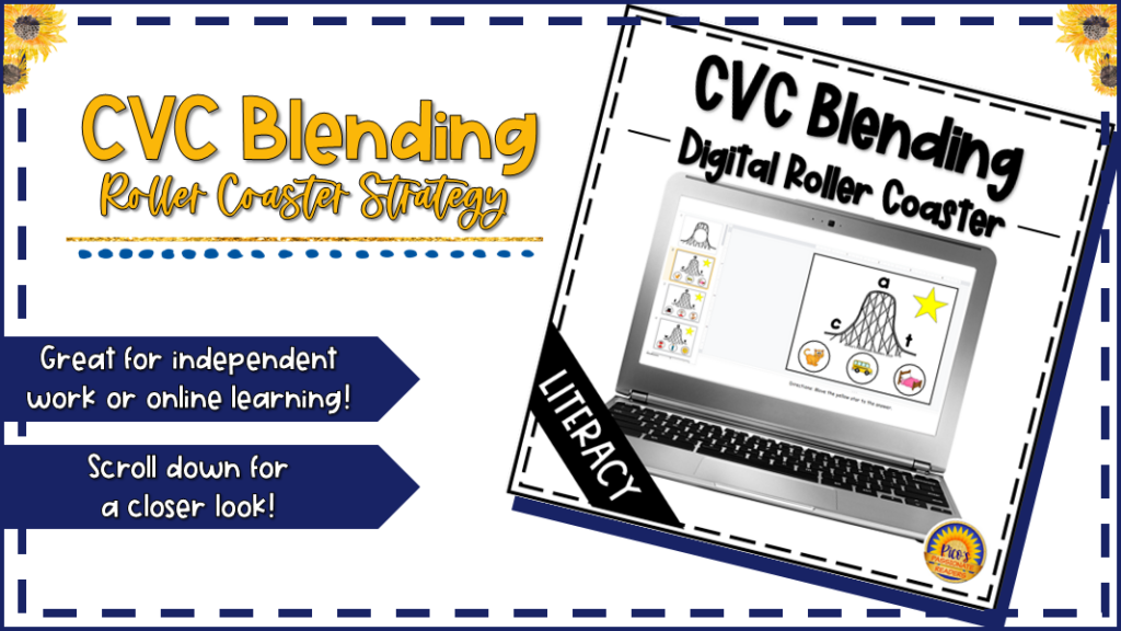 Digital CVC Blending Strategy: Roller Coaster | Made By Teachers