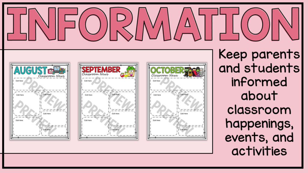 Editable Monthly Newsletter - BUNDLE | Made By Teachers