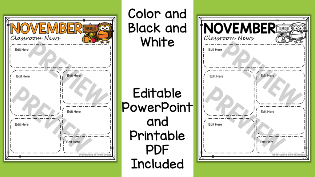 Editable Monthly Newsletter - BUNDLE | Made By Teachers