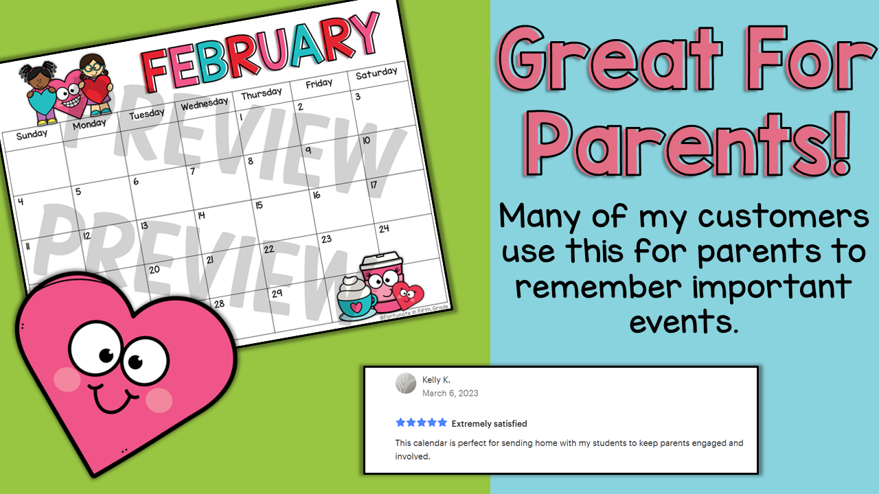 2023-2024 Colorful School Year Calendar | Made By Teachers