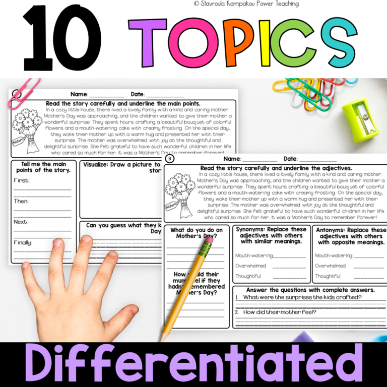 Spring Reading Comprehension Questions and Fluency Practice May | Made ...