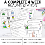 Spring Reading Comprehension Questions for Special Education April ...