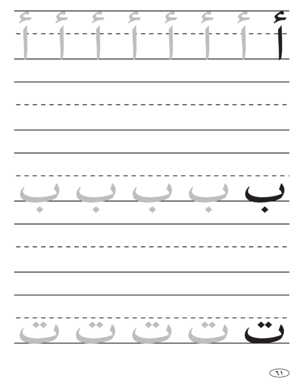 Beginning Arabic Handwriting Worksheets. | Made By Teachers