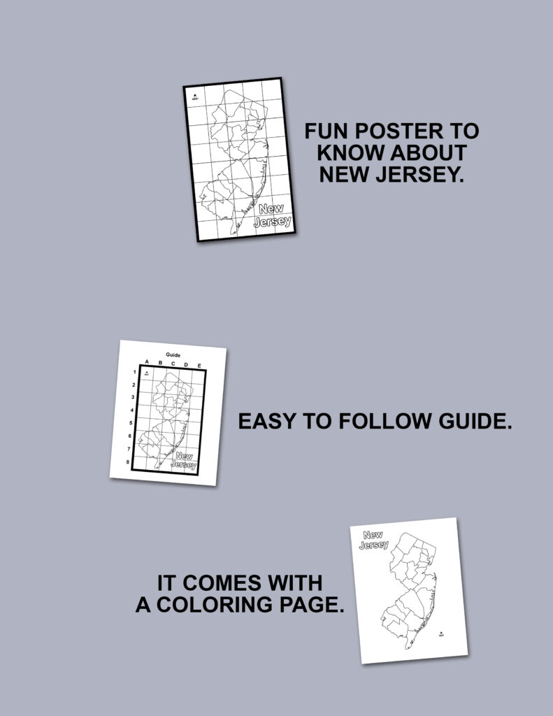 New Jersey Map Collaboration Poster | Made By Teachers