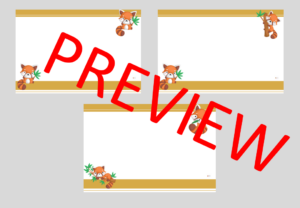 Red Panda Theme Folder, Journal, and Notebook Labels Editable | Made By ...