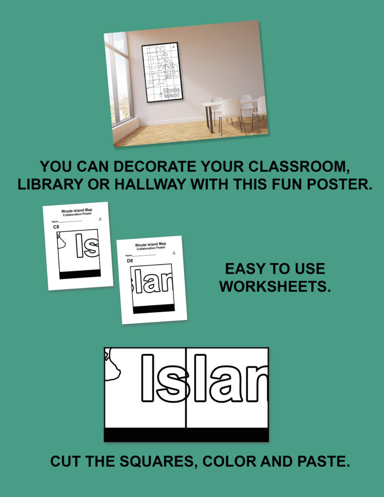 Rhode Island Map Collaboration Poster | Made By Teachers