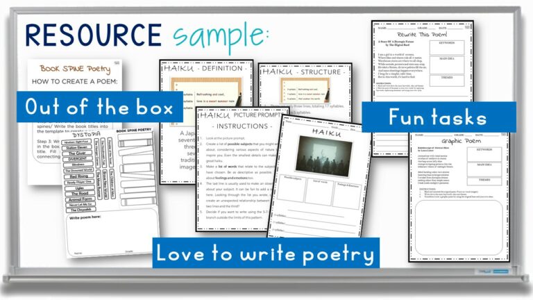 Dystopia Poetry Writing Activities - Dystopian Poem Print and Digital ...
