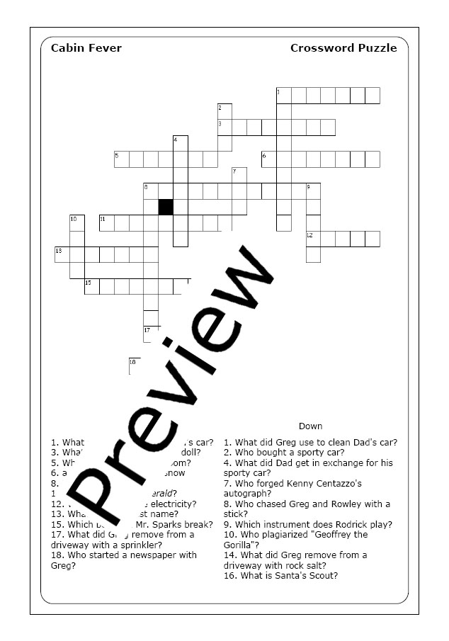 Jeff Kinney "Cabin Fever" worksheets | Made By Teachers