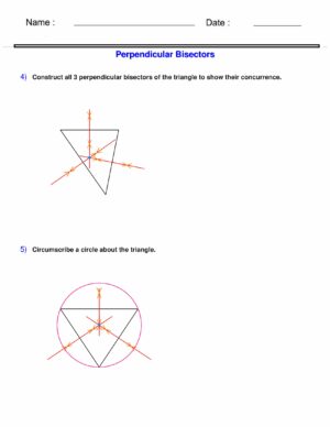 Construct the perpendicular bisector - Perpendicular Bisector ...