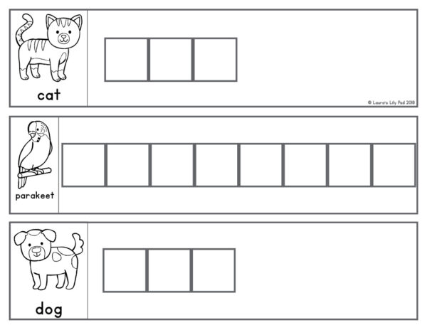 Pet Word Letter Tiles Cards | Made By Teachers