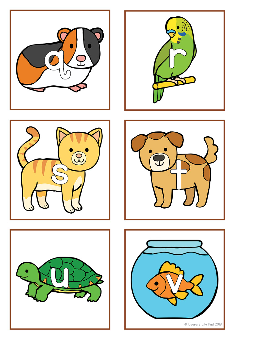 Pets Alphabet Centers | Made By Teachers