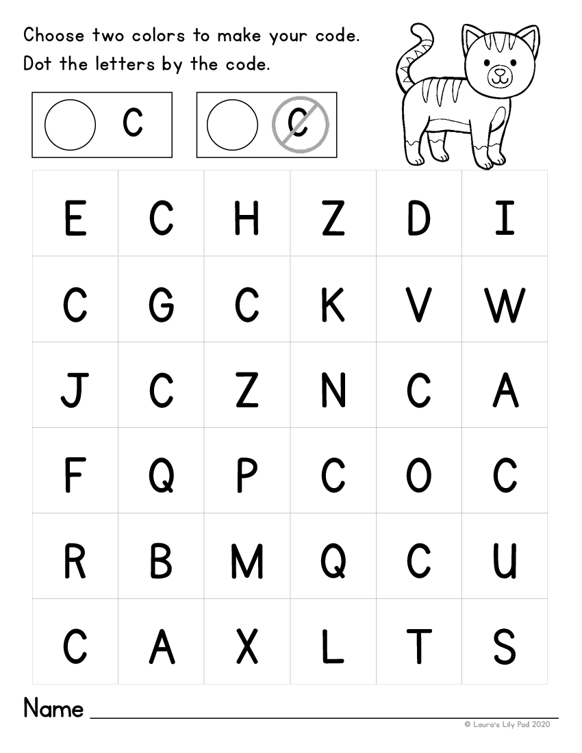 Pets Dot Marker Center | Made By Teachers