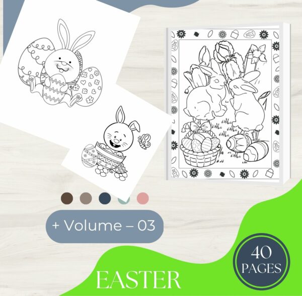 Easter Alphabet coloring worksheets, ABC Coloring pages +40 Pages ...