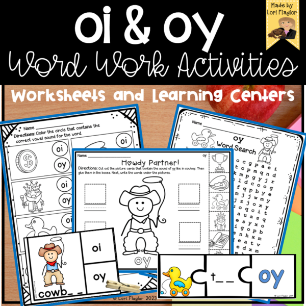 oi and oy Word Work Activities | Made By Teachers