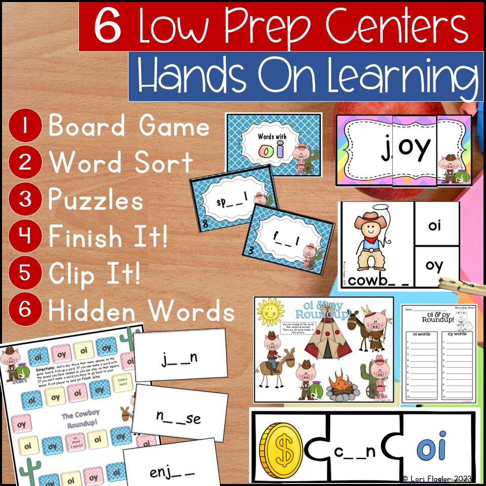 oi and oy Word Work Activities | Made By Teachers