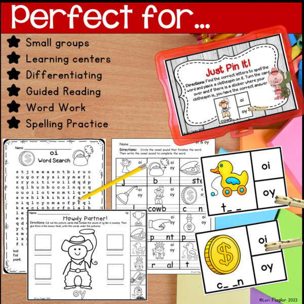 oi and oy Word Work Activities | Made By Teachers