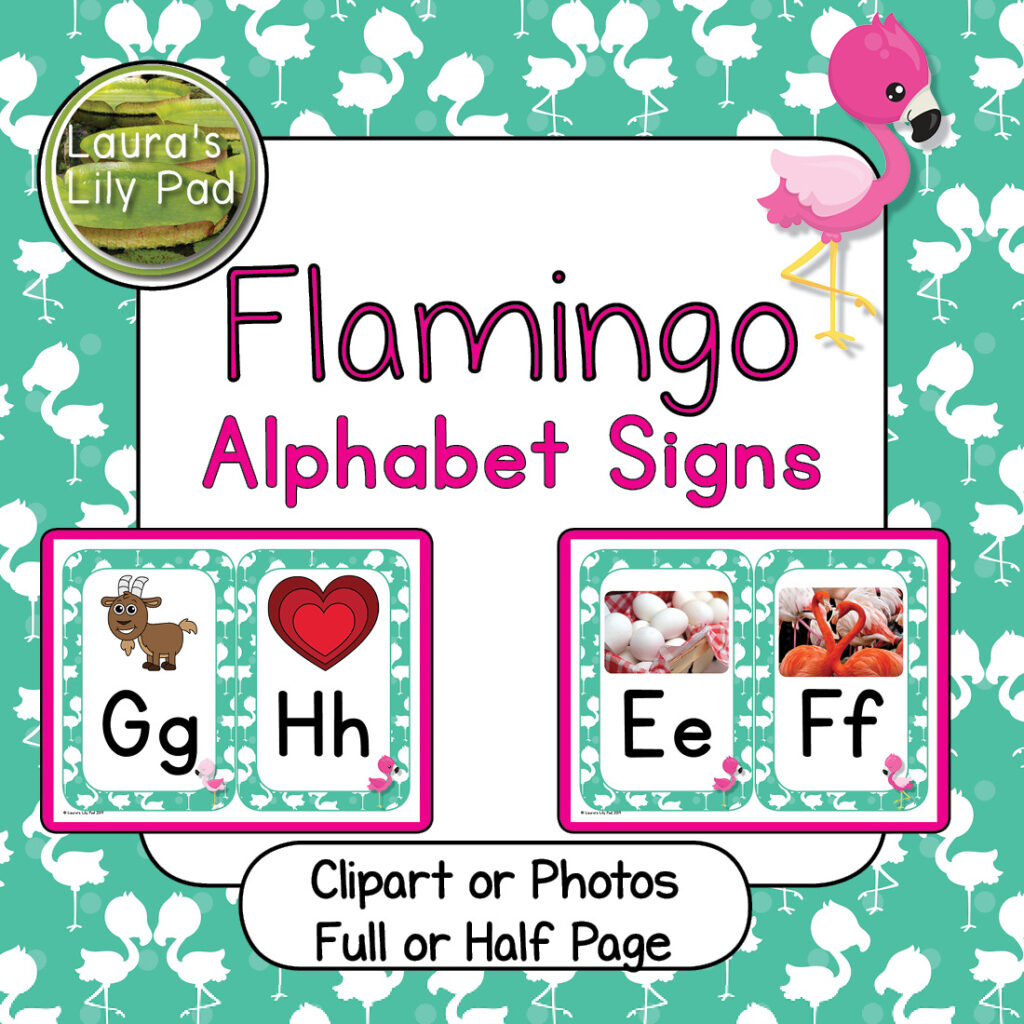 Flamingo Alphabet Signs | Made By Teachers