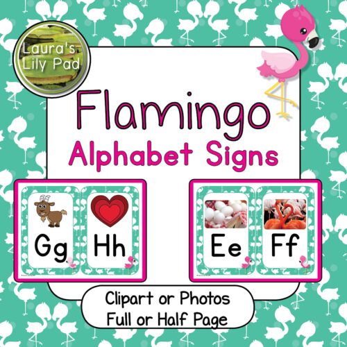 Flamingo Alphabet Signs | Made By Teachers
