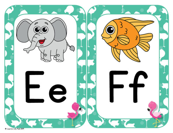 Flamingo Alphabet Signs | Made By Teachers