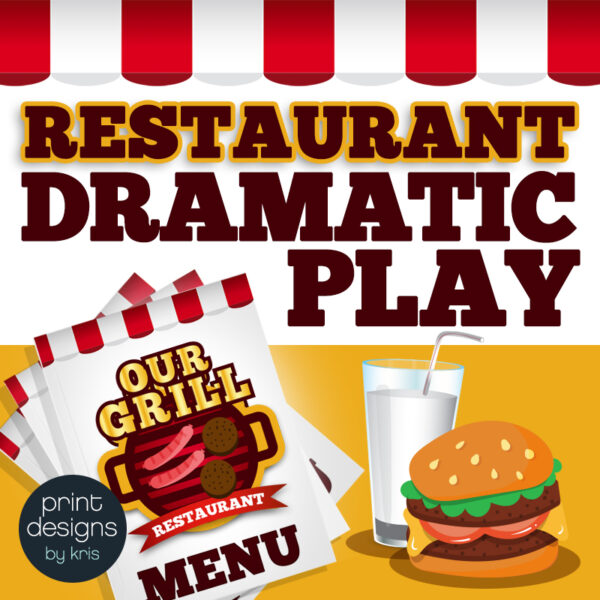 Dramatic Play Restaurant - Preschool and Kindergarten Restaurant | Made ...