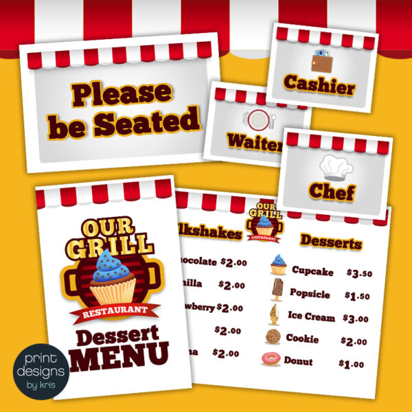 Dramatic Play Restaurant - Preschool and Kindergarten Restaurant | Made ...