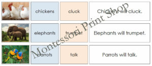Animals and Their Sounds Matching Cards (color-coded) | Made By Teachers