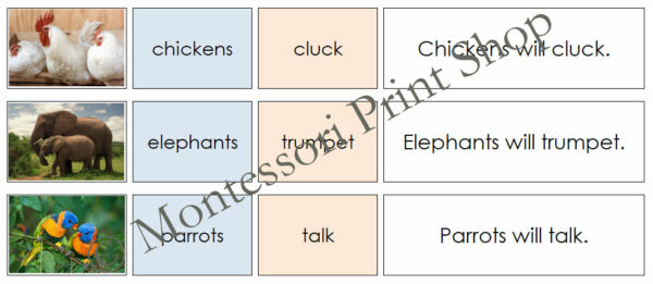 Animals and Their Sounds Matching Cards (color-coded) | Made By Teachers