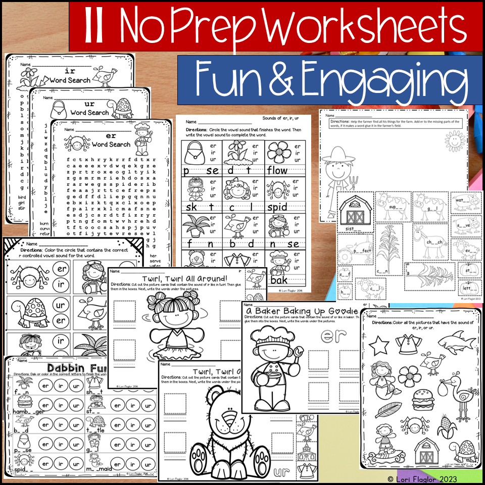r controlled vowels- er, ir ur Word work Activities | Made By Teachers