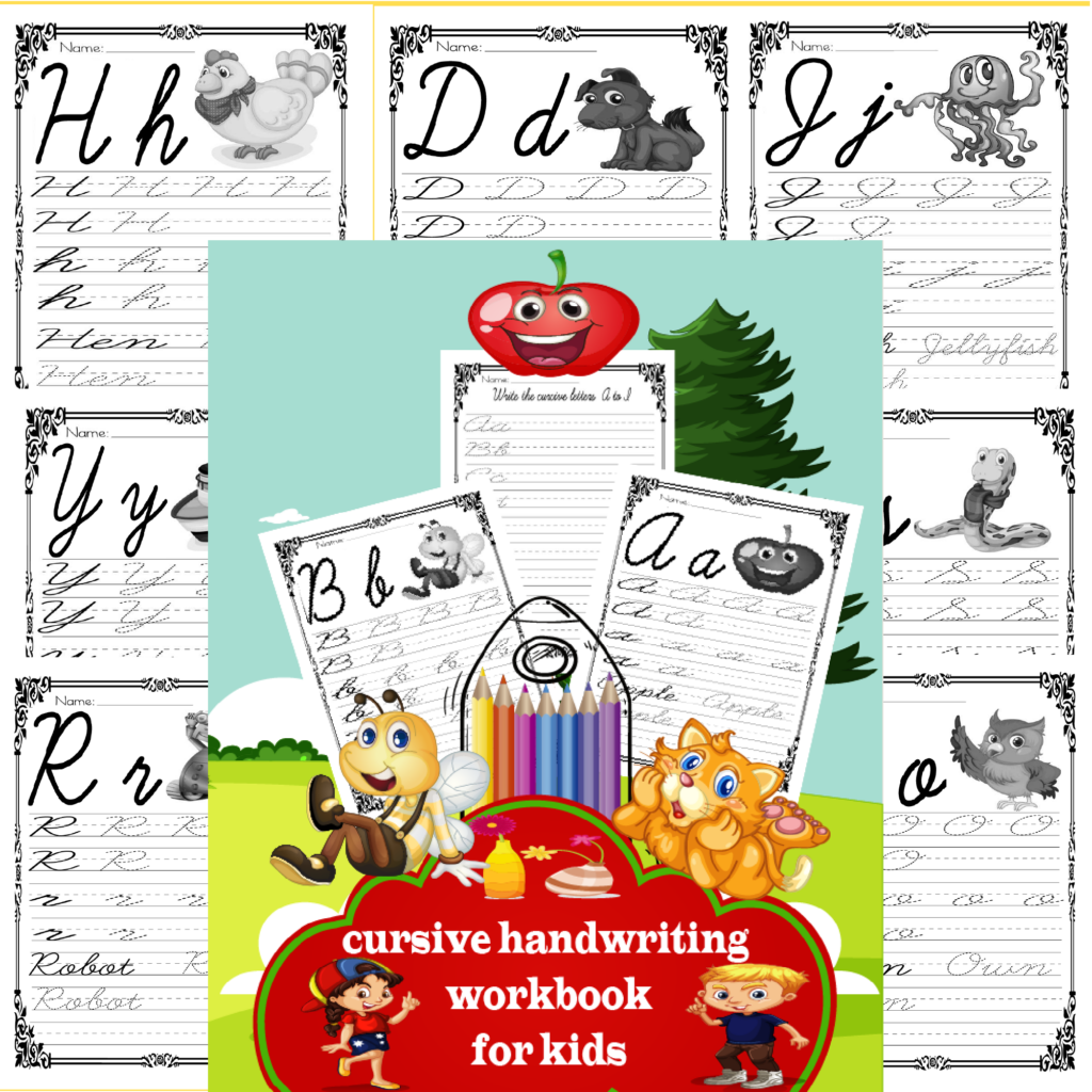 Cursive Handwriting Workbook for Kids: Learning to Write in Cursive Books | Made By Teachers