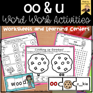oo and u Word Work Activities | Made By Teachers
