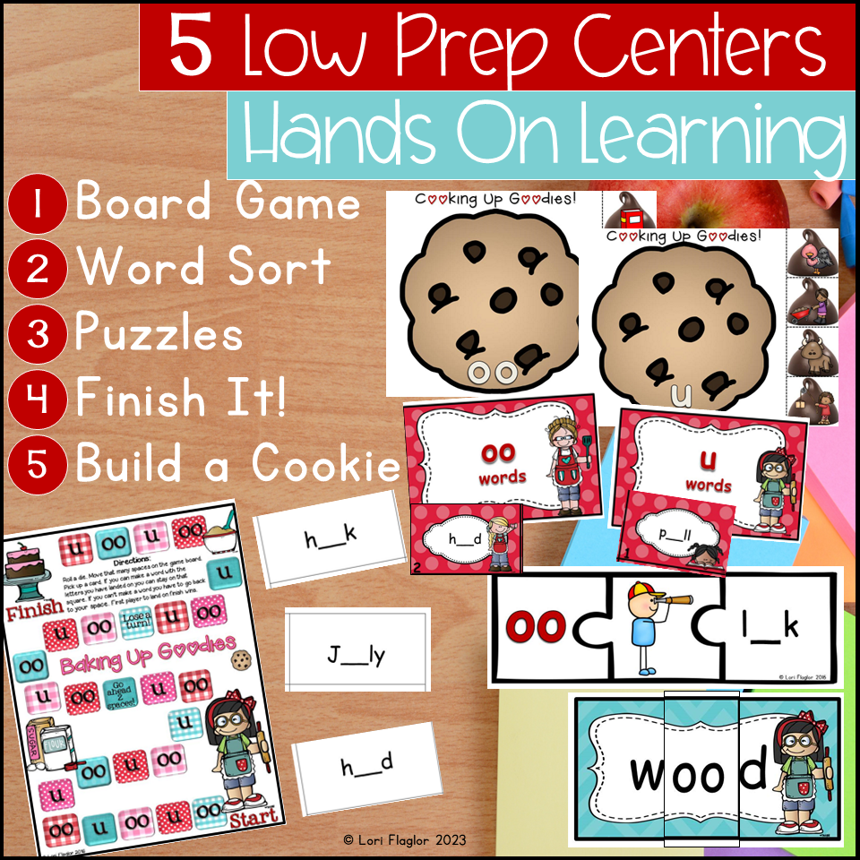 oo and u Word Work Activities | Made By Teachers