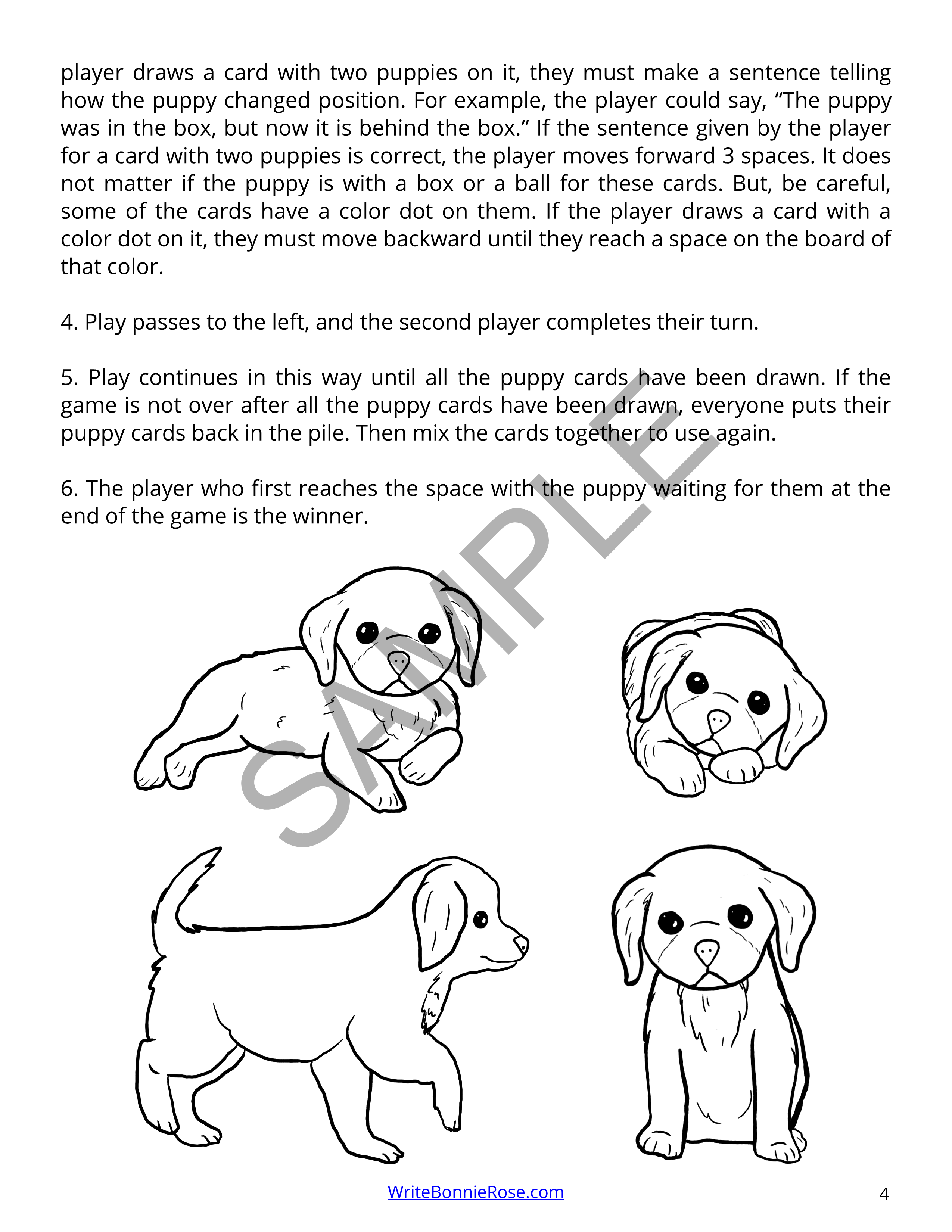 Pick the Positional Word Board Game | Made By Teachers