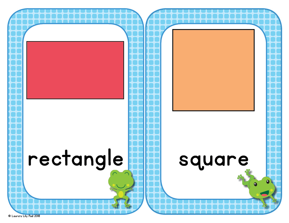 Frogs Theme Colors and Shapes Signs | Made By Teachers