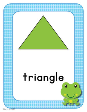 Frogs Theme Colors and Shapes Signs | Made By Teachers
