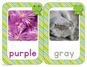 Frogs Theme Colors and Shapes Signs | Made By Teachers