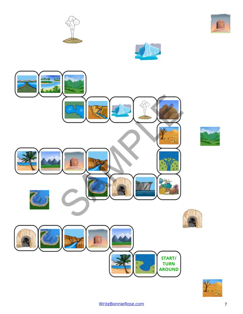 Identifying Landforms Board Game | Made By Teachers