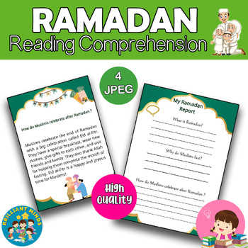 Ramadan Reading Comprehension Passages | Ramadan Printibales | Made By ...