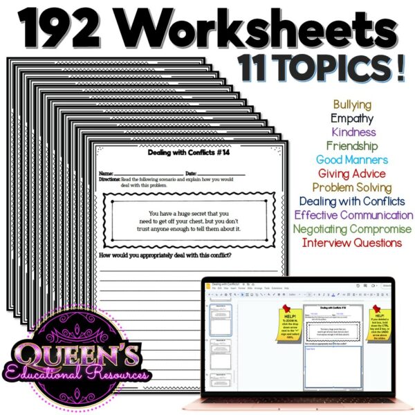 Social Skills Scenario Worksheets / Life Skills Scenarios | Made By ...