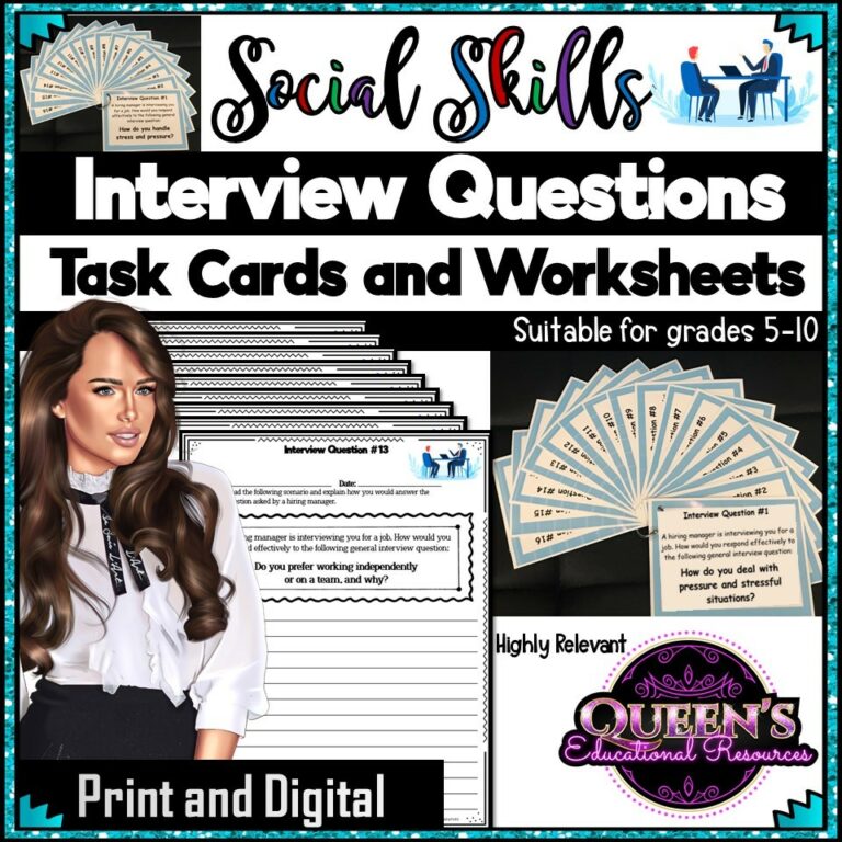 Social Skills Scenario Task Cards and Worksheets BUNDLE | Made By Teachers