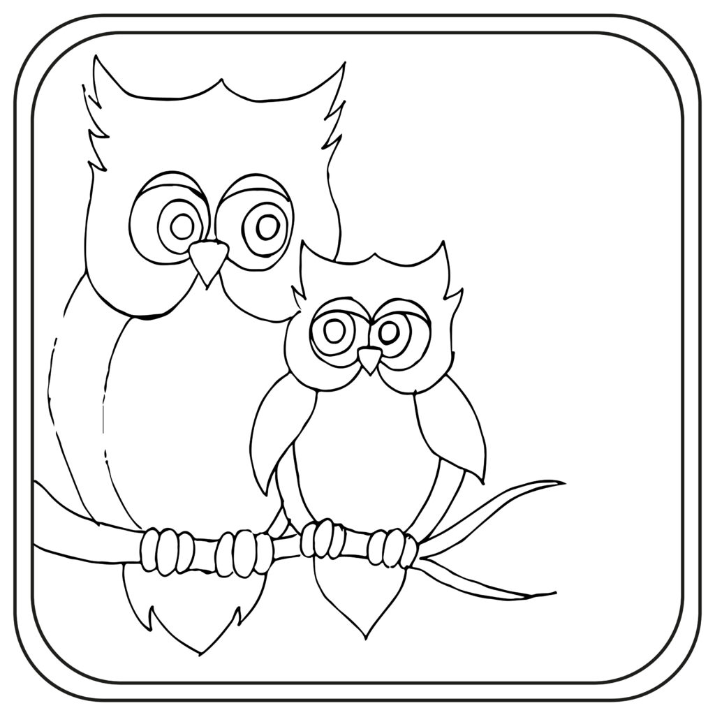Hello owl Coloring Pages Preschool | Kindergarten | First Grade | Made ...