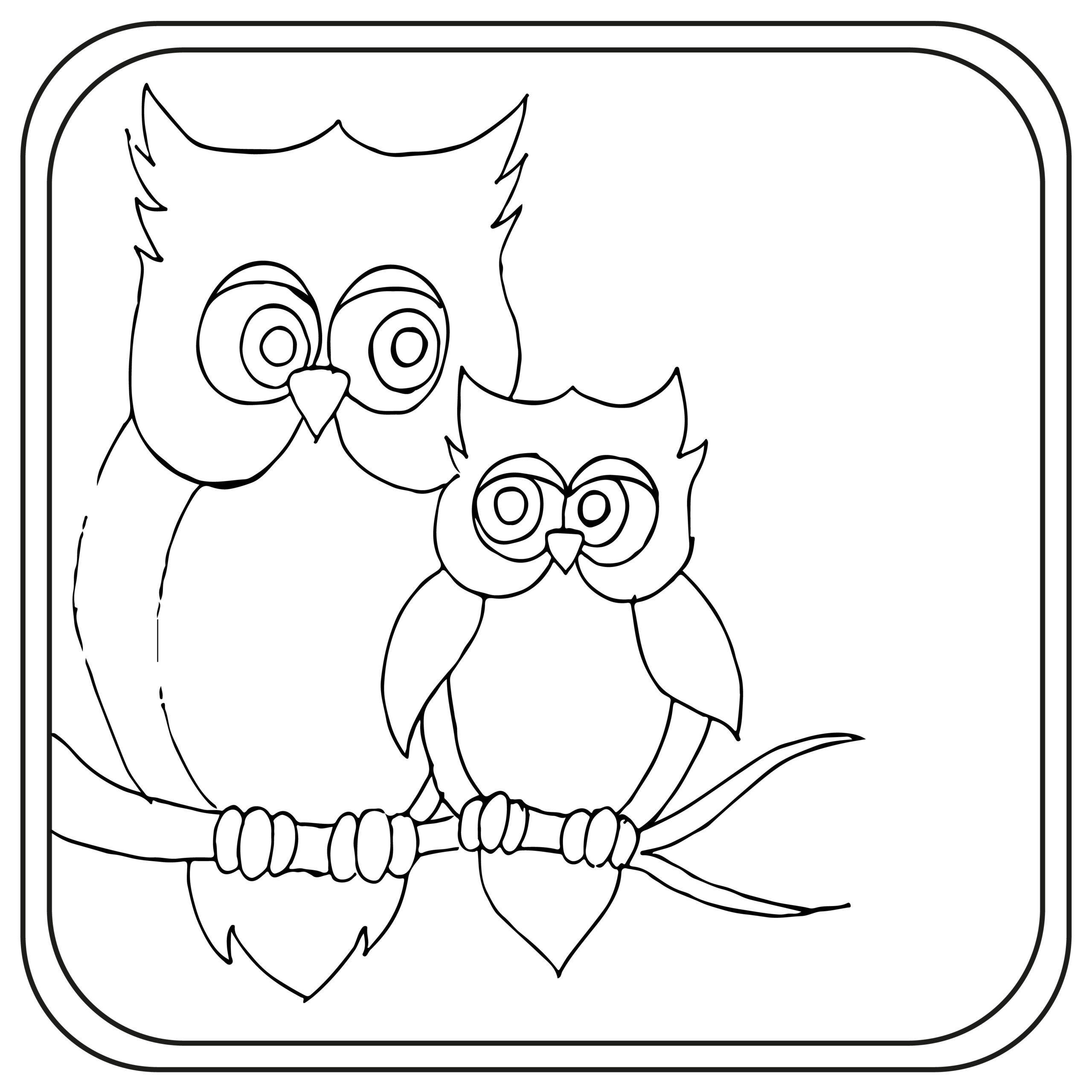 Hello owl Coloring Pages Preschool | Kindergarten | First Grade | Made ...