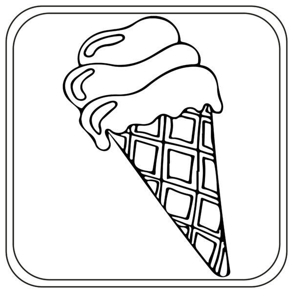 ice cream Coloring Pages Preschool | Kindergarten | First Grade | Made ...