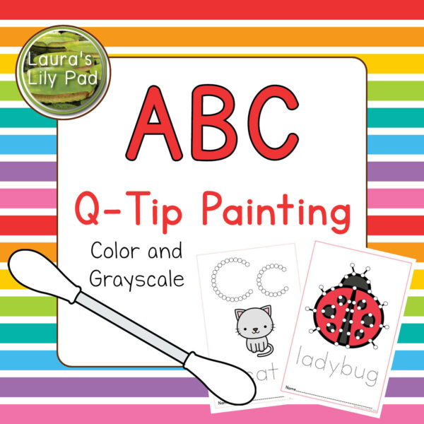 Alphabet Q-tip Painting | Made By Teachers