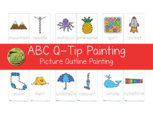 Alphabet Q-tip Painting | Made By Teachers