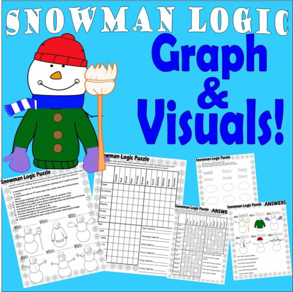 Logic Puzzle BUNDLE of 5 | Made By Teachers